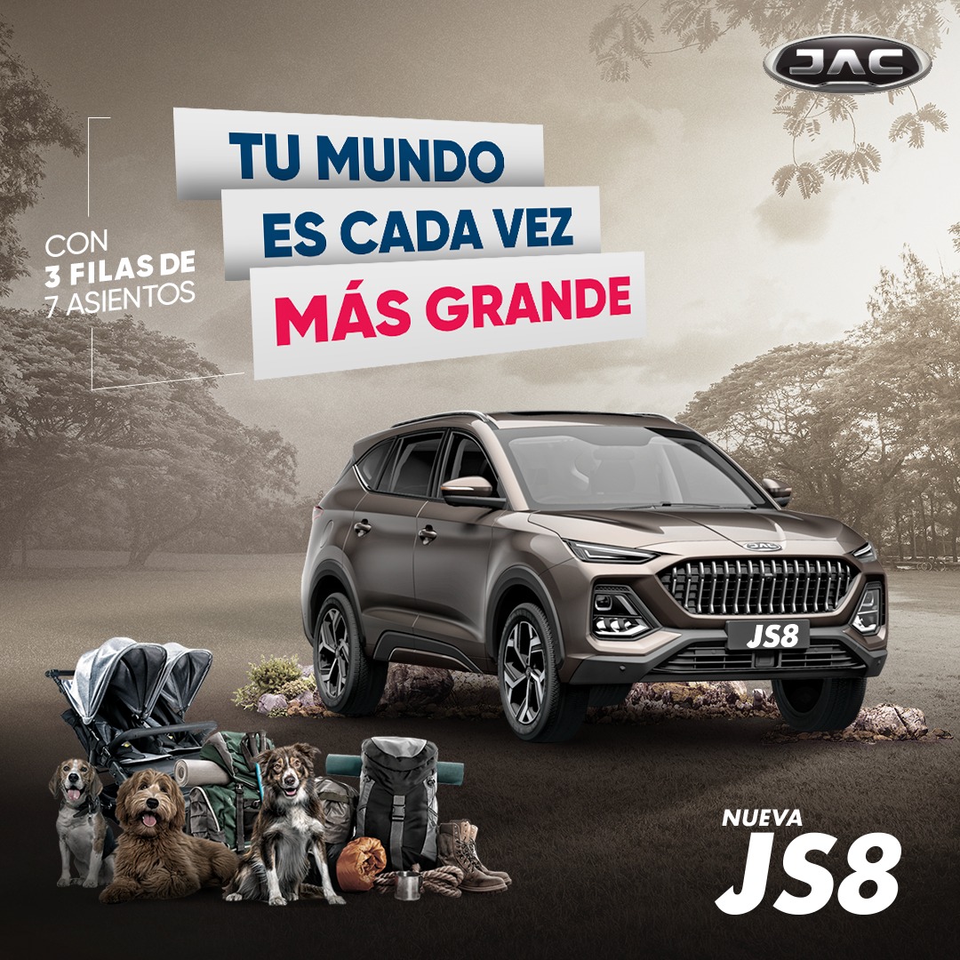 JAC PERÚ INCREMENTA SU PORTAFOLIO CON LA NUEVA JS8 - Todo Motor Perú