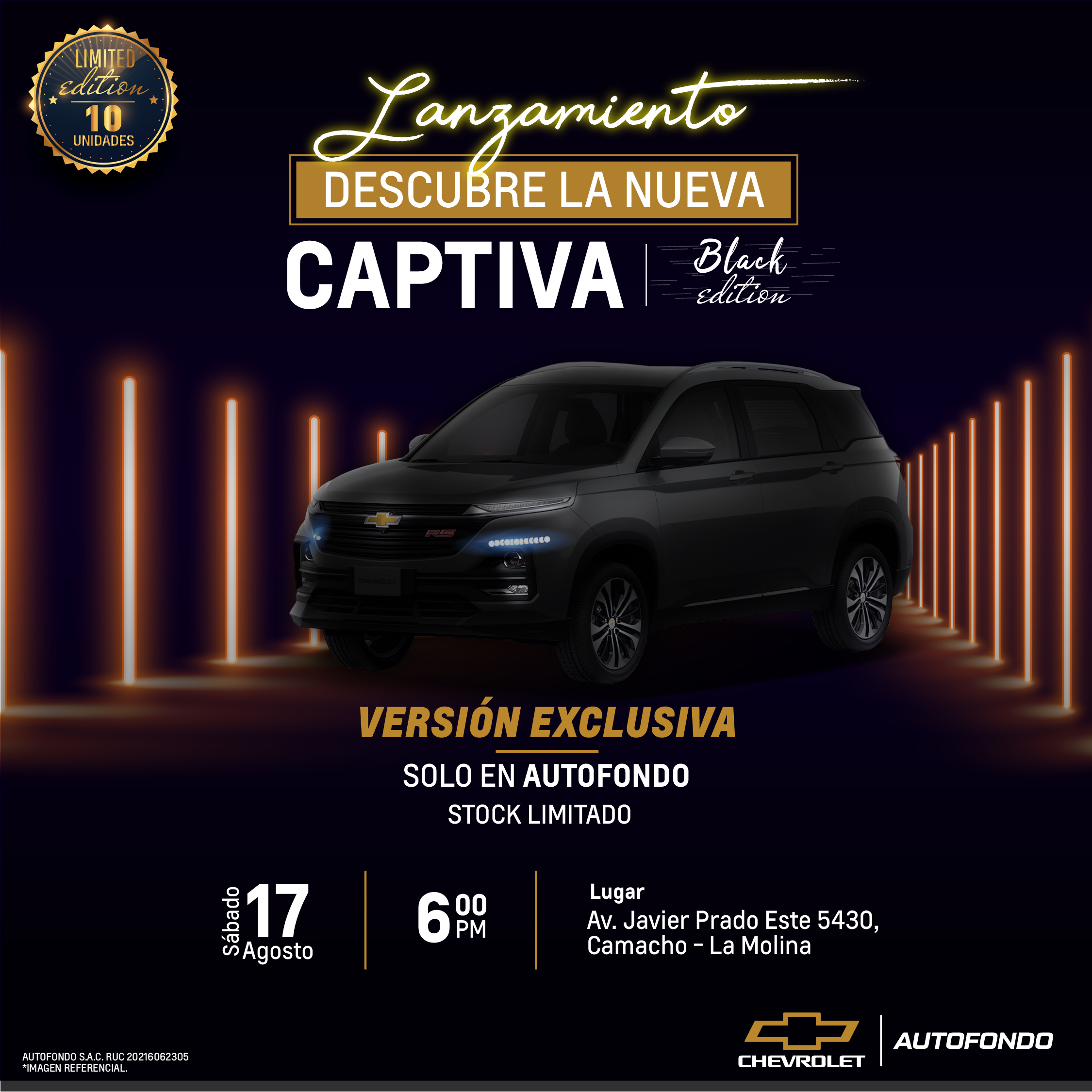 Lanzamiento Exclusivo del Nuevo Chevrolet Captiva Black Edition en ...